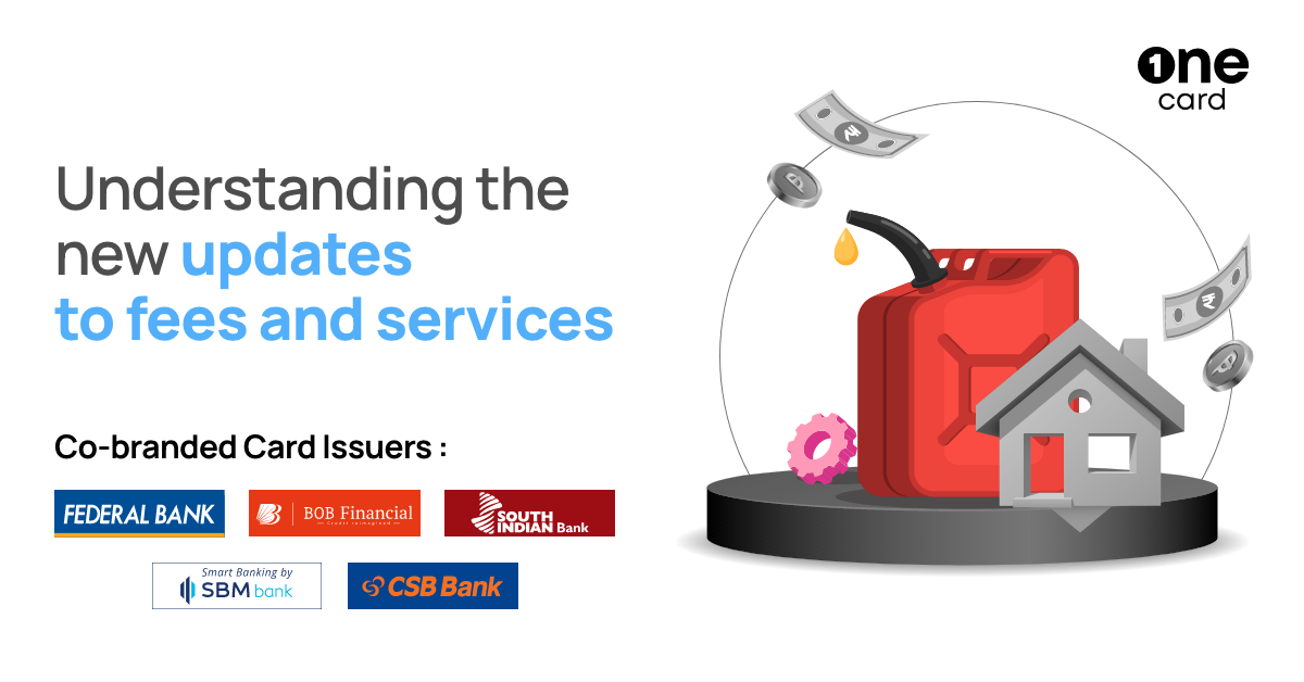 OneCard Rent Payment Charges, Wallet Fee & Fuel Surcharge Waiver Cap